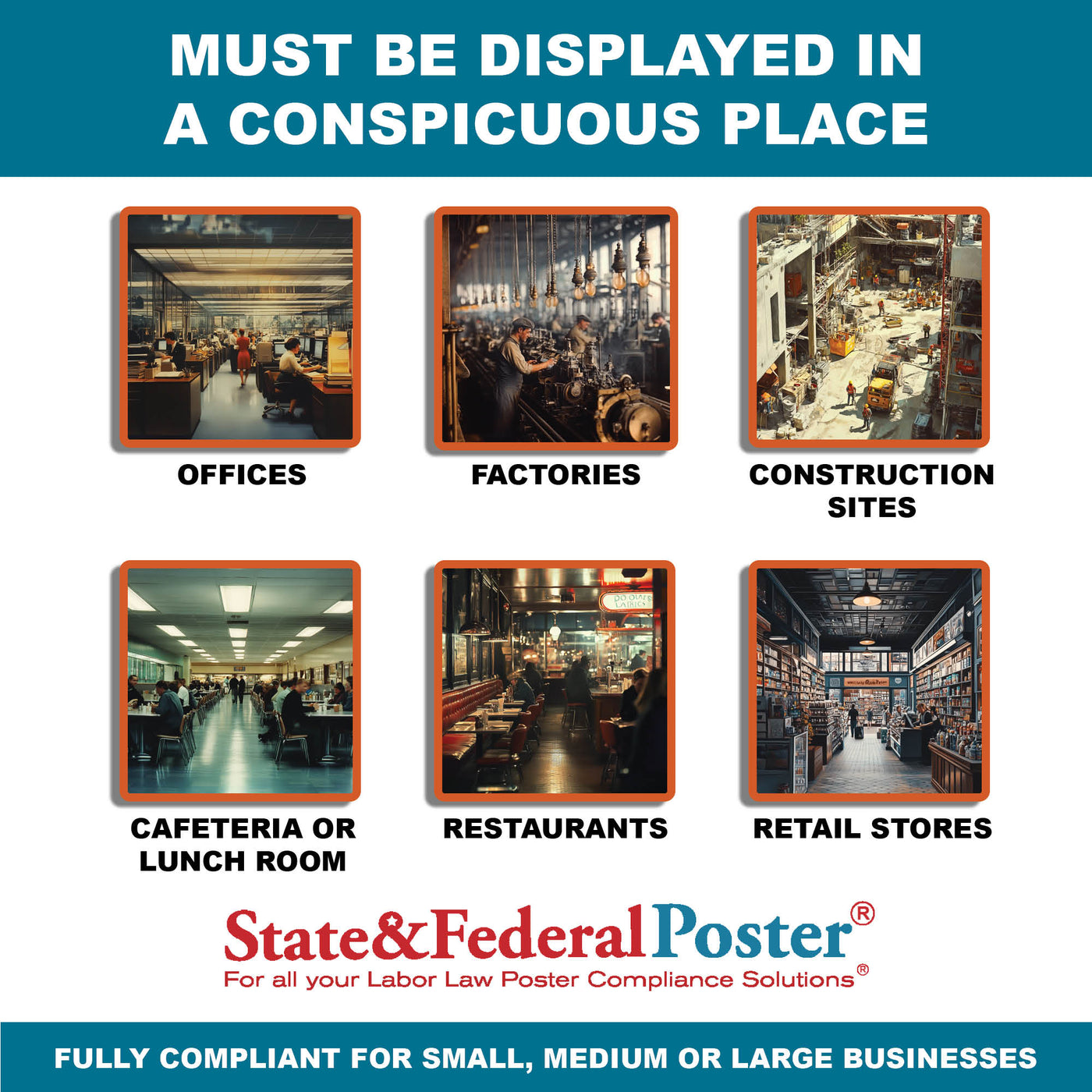 California Labor Law Poster 2026 — State and Federal Poster