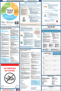 Alberta Canada Employment Standards Poster 2025 — State and Federal Poster
