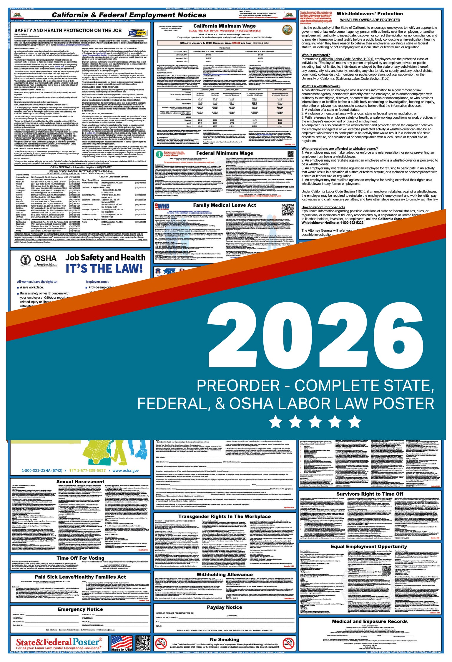 2026 State & Federal Posters — State and Federal Poster