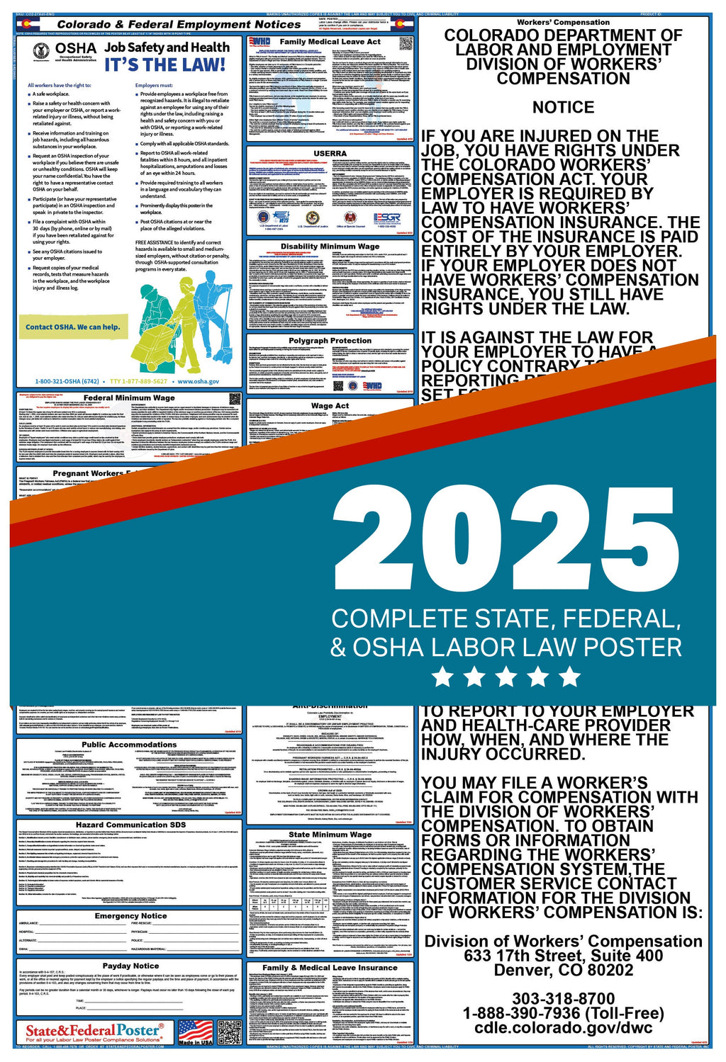 2025 Digital Labor Law Posters — State and Federal Poster