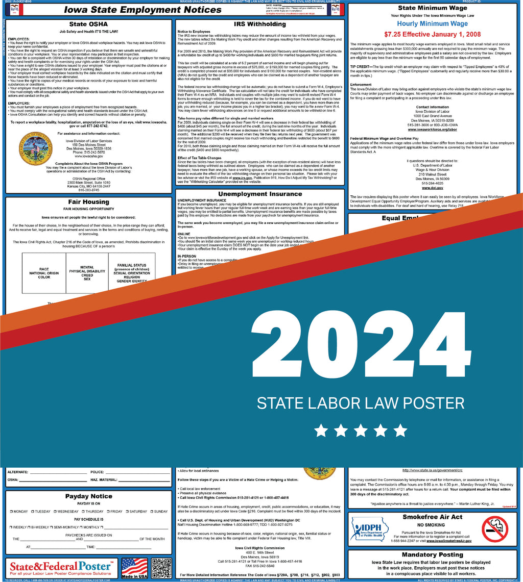 2024 State Posters — State and Federal Poster