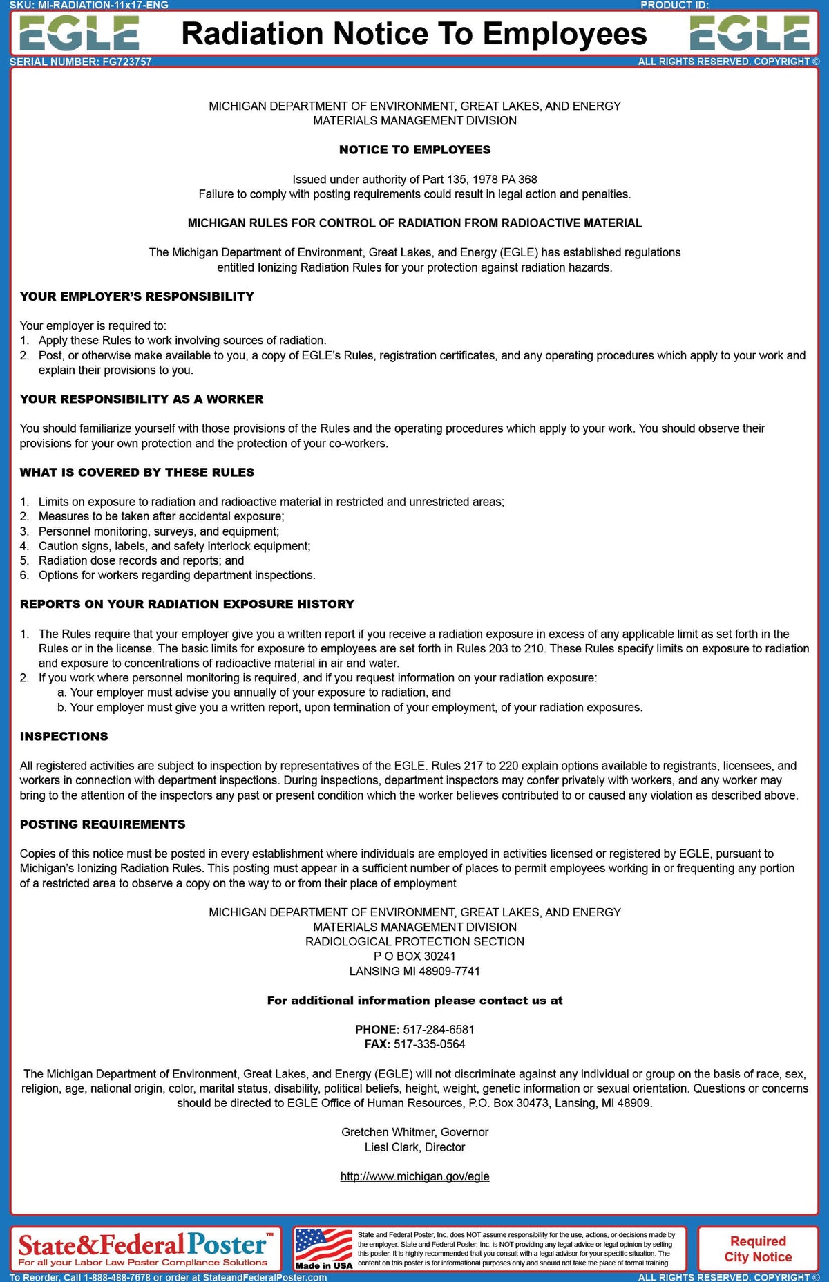 Digital Michigan Rules For Control of Radiation From Radioactive Mater ...