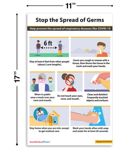 Stop the Spread of Germs Poster — State and Federal Poster