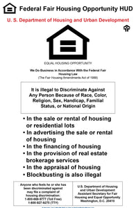 Federal Fair Housing Poster — State and Federal Poster