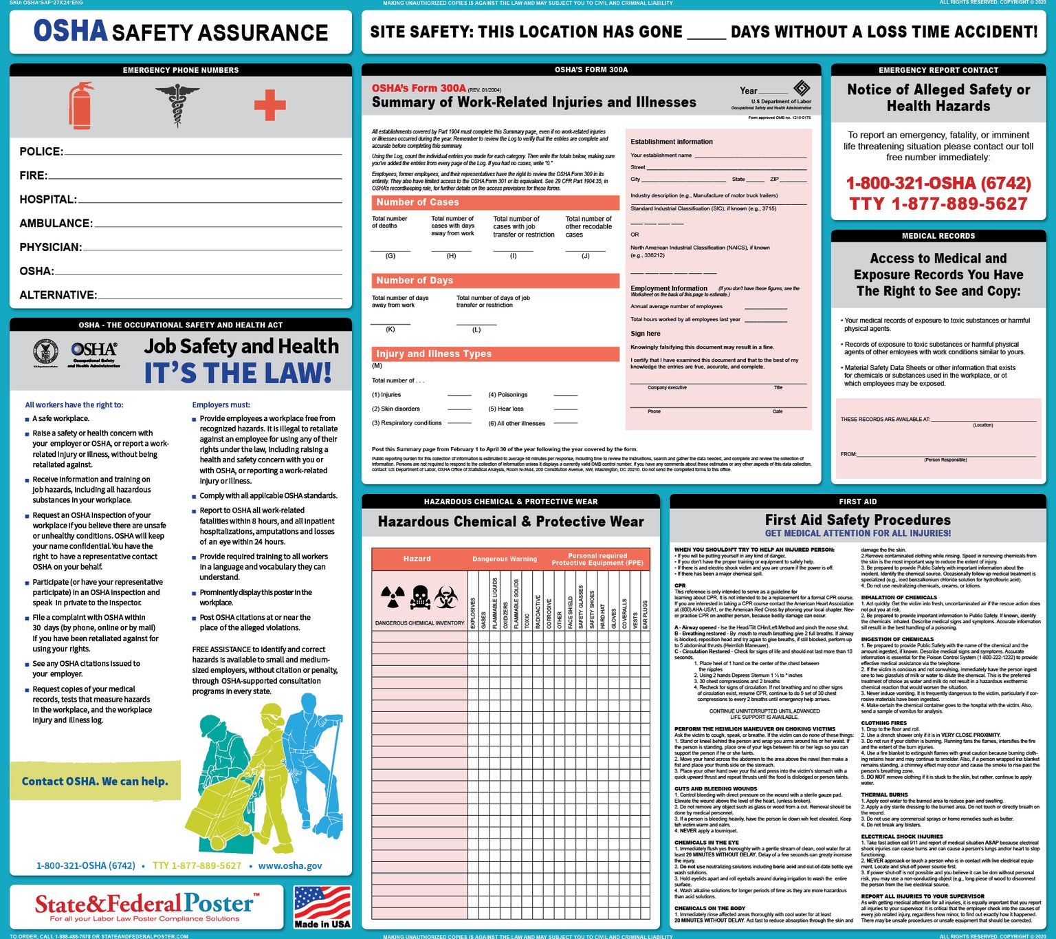 State and Federal Poster, Inc. Compliant Labor Law Posters